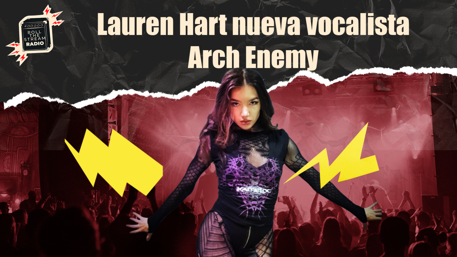 Es oficial: Lauren Hart es la nueva voz de Arch Enemy - Roll The Radio